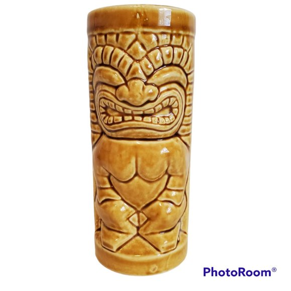 Orchids of Hawaii | Dining | Vtg Orchids Of Hawaii Ku Tiki Mug Ceramic Cocktail R7 Honey Brown ...